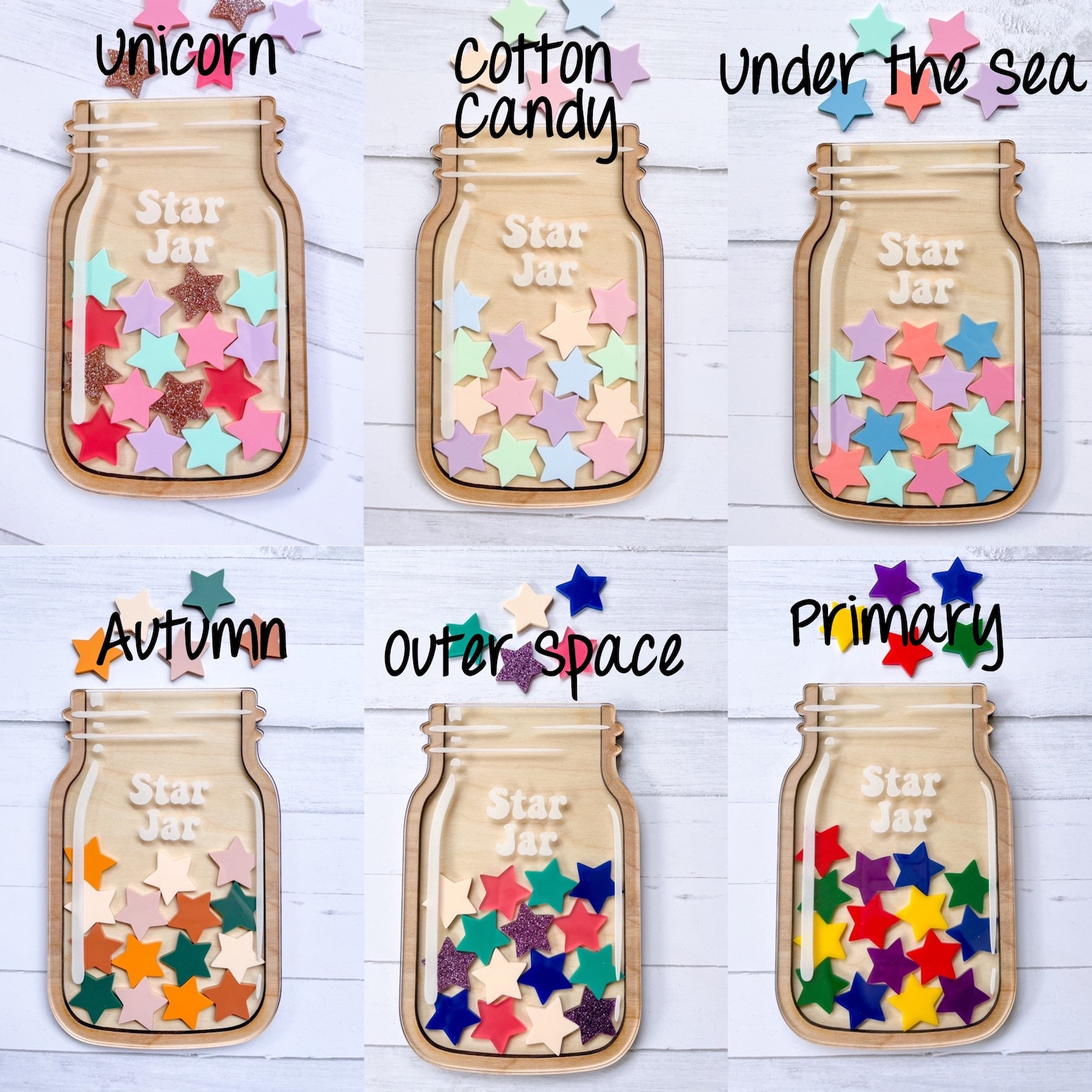 Star Reward Jar Kids Reward Jar Personalized Kids Reward - Etsy