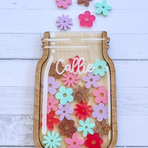 Daisy Tokens for Reward Jar, Reward Jar, Kids Reward Jar, Personalized ...