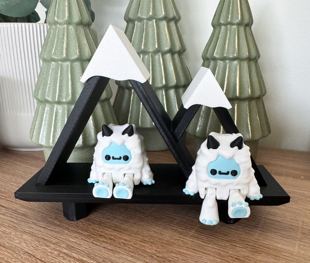 3D Printed Yeti, Abominable Snowman, Articulated Yeti Toy, Fidget Toy ...