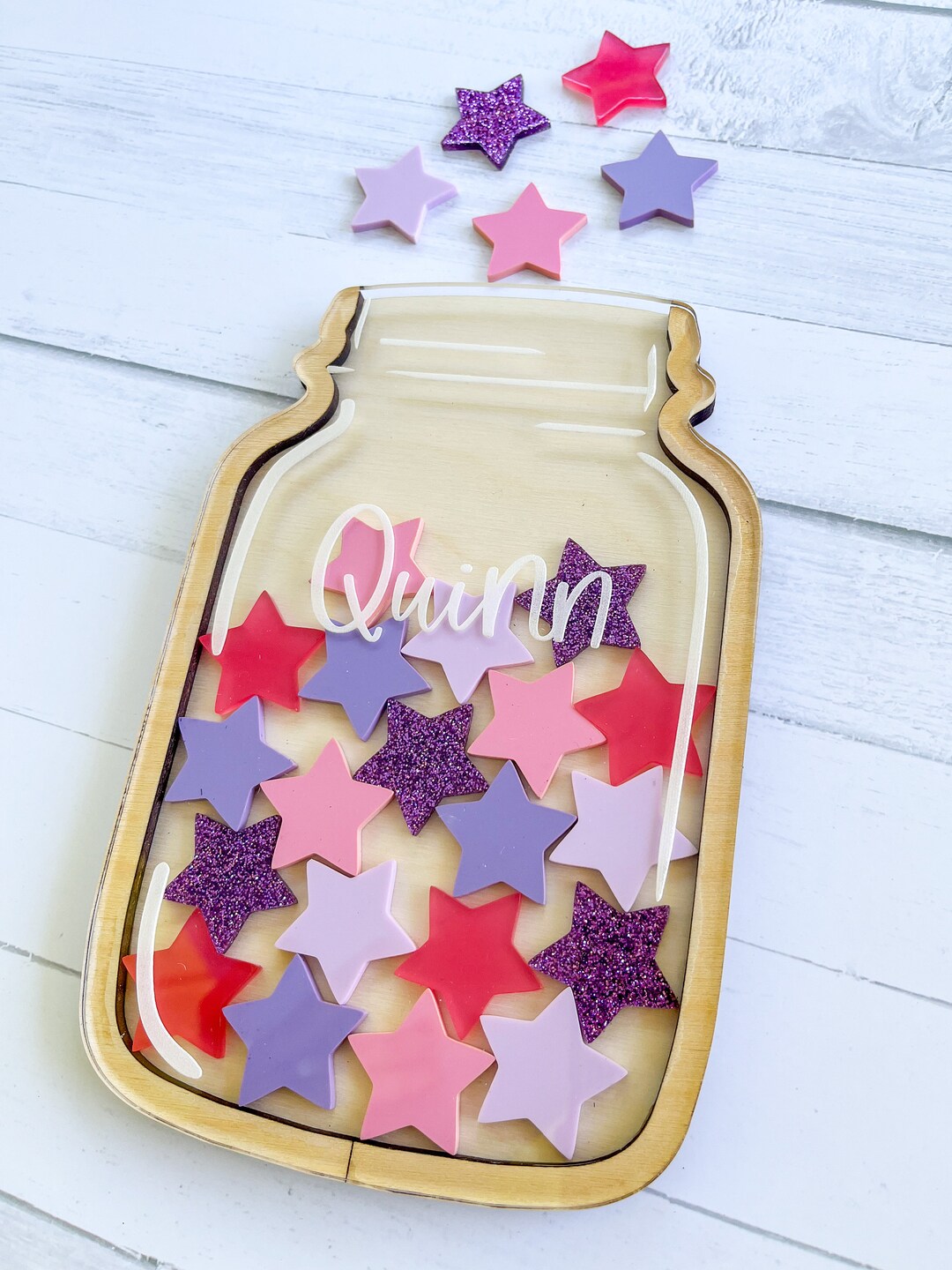 Star Reward Jar, Kids Reward Jar, Personalized Kids Reward Jar ...
