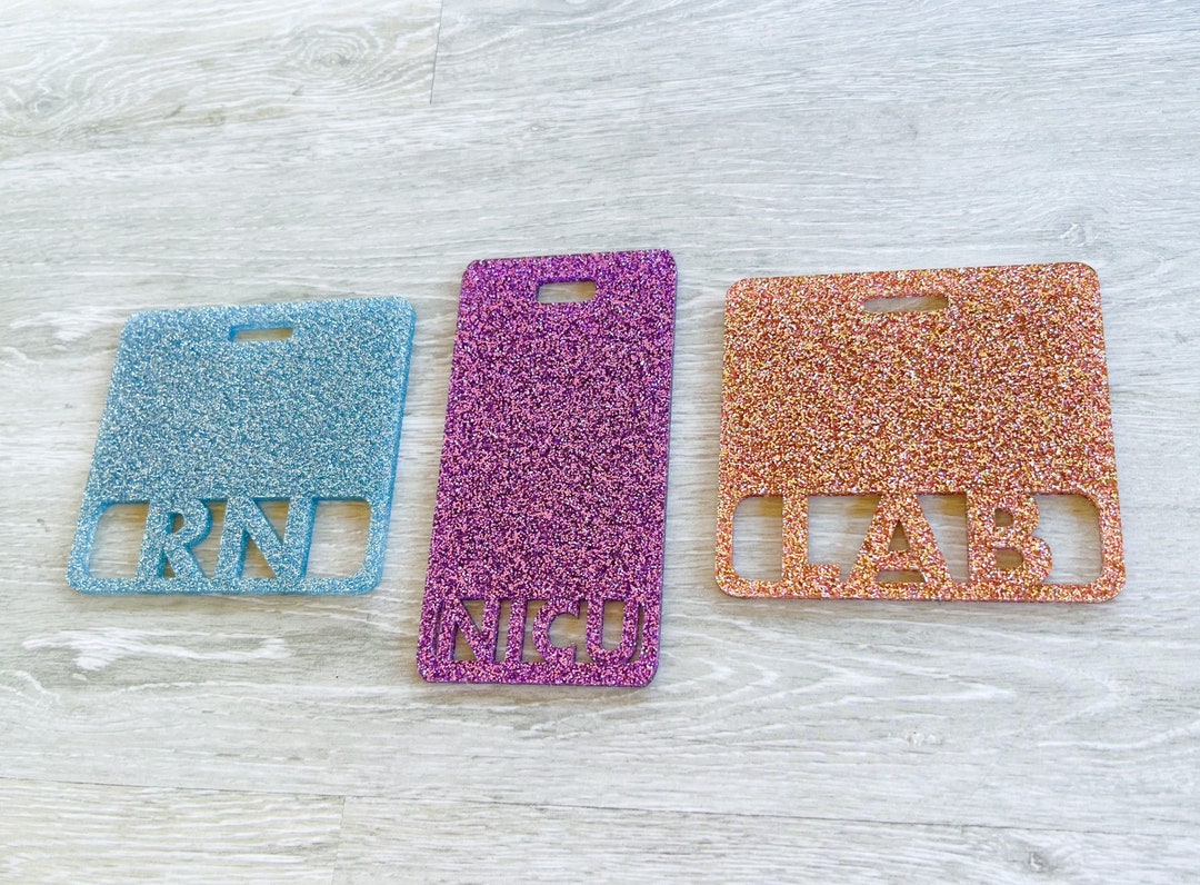 Custom Badge Buddy, Badge Buddy ID Holder, Badge Buddy Nurse, RN Badge ...