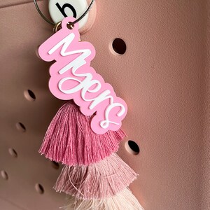 Bogg Bag Name Keychain, Personalized Bag Charm, Beach Tote Name Tag ...