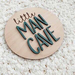 Little Man Cave Boys Room Sign, Boys Room Wall Decor, Boys Playroom ...