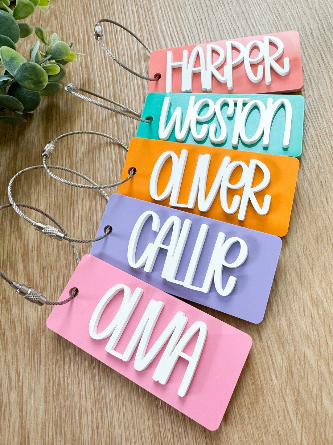 Backpack Tags, Kids Keychain, Backpack Name Tag, Bag Tag, Luggage Tag ...