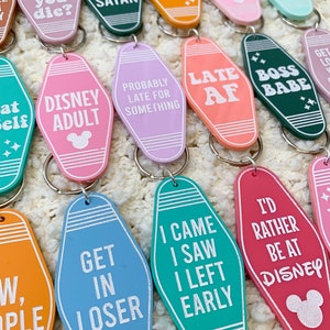 Retro Motel Keychains, Cute Motel Keychains, Motel Keychains Funny ...