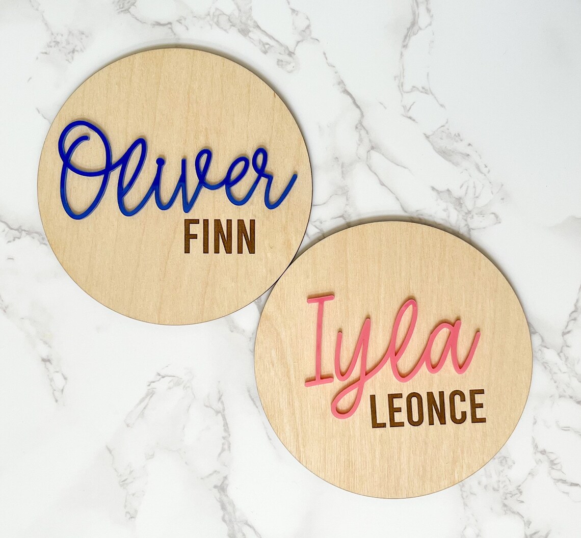 Birth Announcement Sign Hospital Name Sign Personalized Baby - Etsy