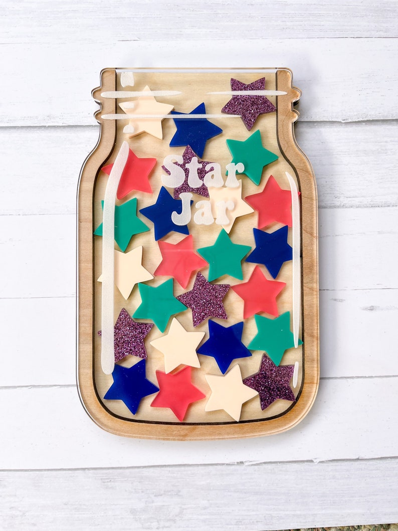 Star Reward Jar Kids Reward Jar Personalized Kids Reward - Etsy