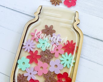 Star Reward Jar, Kids Reward Jar, Personalized Kids Reward Jar ...