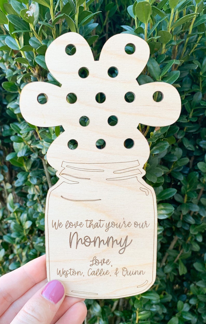 Mothers Day Flower Pot Flower Holder for Mothers Day - Etsy