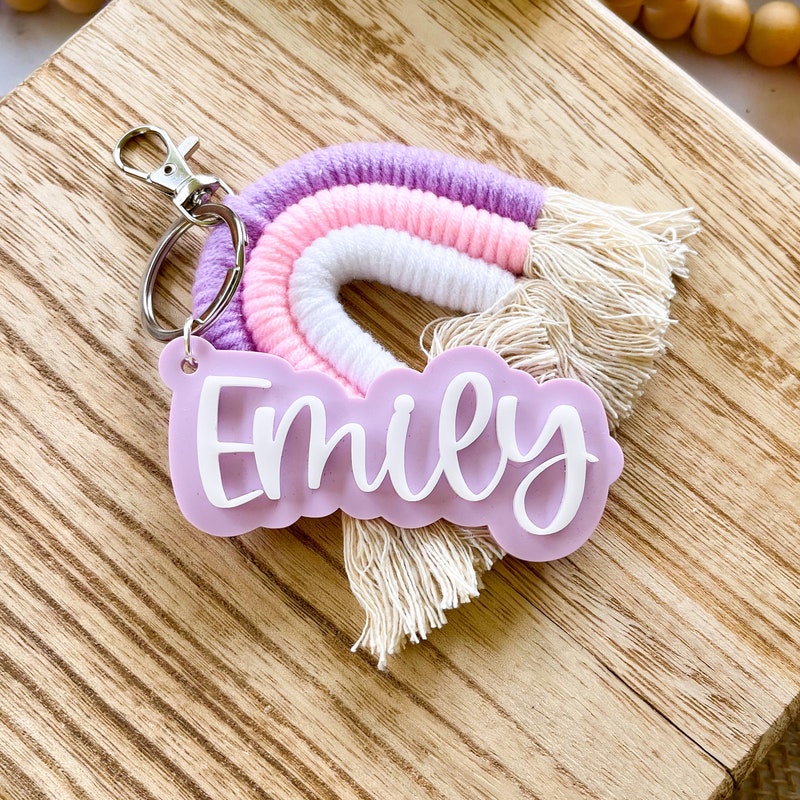 Name Keychain - Etsy
