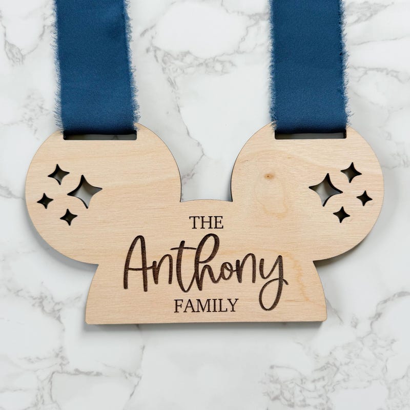 Mickey Mouse Name Tags - Etsy