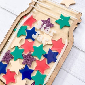Star Reward Jar Kids Reward Jar Personalized Kids Reward - Etsy