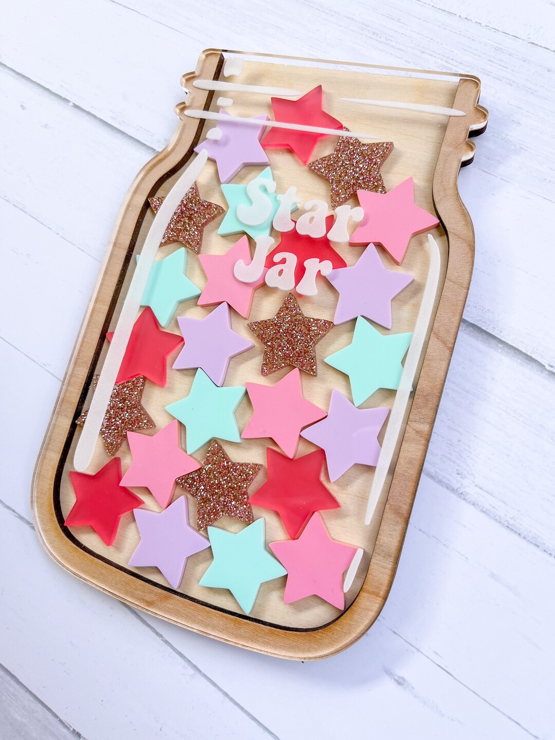 Star Reward Jar Kids Reward Jar Personalized Kids Reward - Etsy