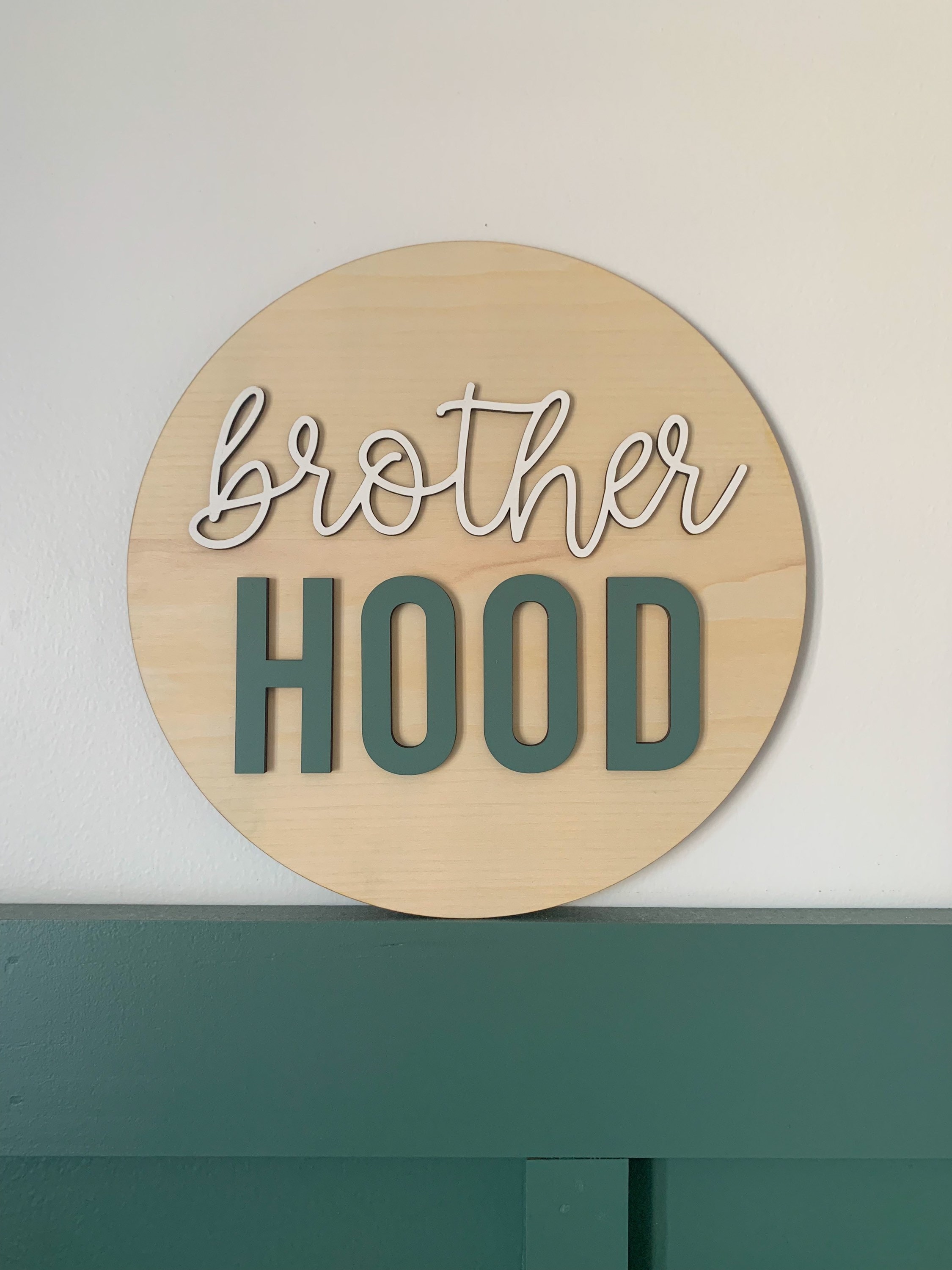 Brotherhood Boys Room Sign Boys Room Wall Decor Boys - Etsy