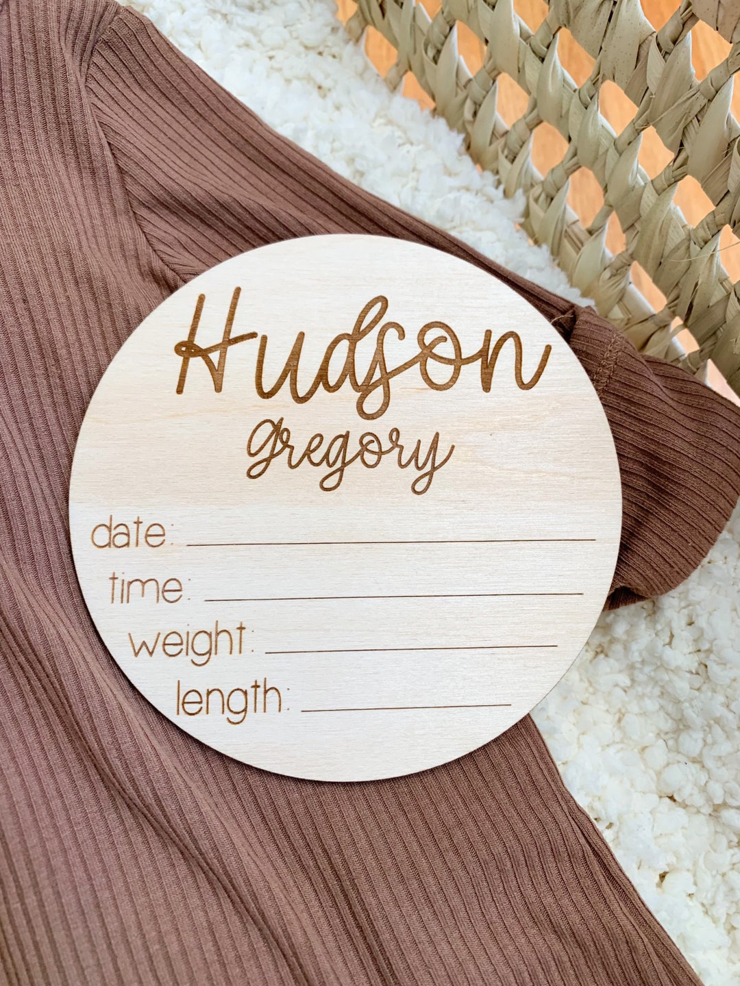 Baby Birth Stats Sign, Birth Announcement, Baby Birth Stats ...