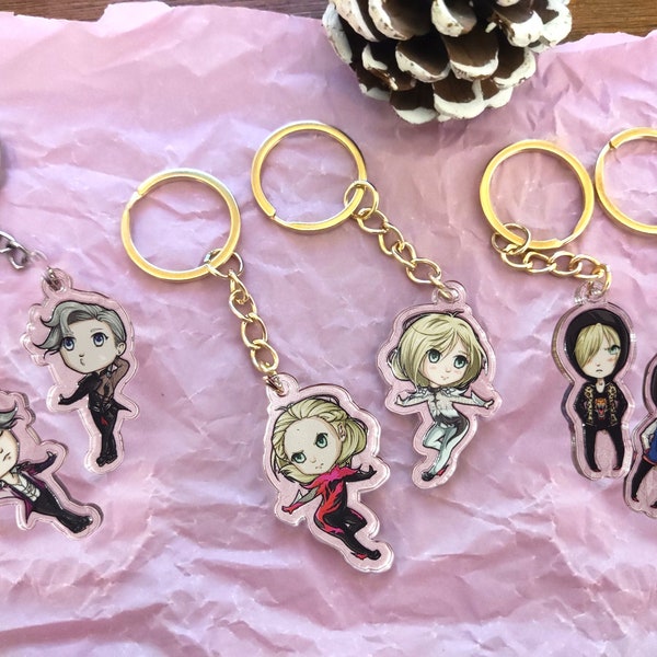 Yuri on Ice Keychain - Etsy