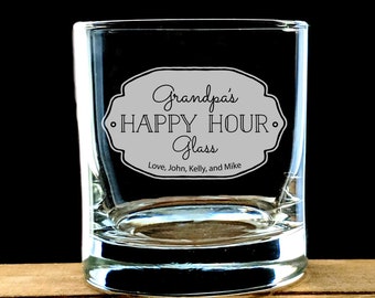 Happy Hour Glass | Etsy