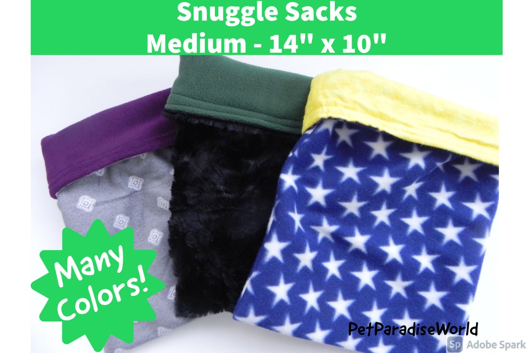 Medium Pet Snuggle Sack /14"x10" Cuddle Sack / Sleeping Bag / Cuddle ...