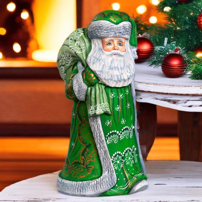 Santa Bags White and Blue - Etsy