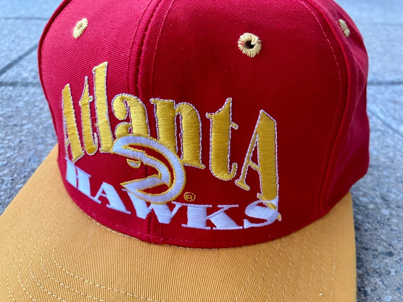 Early 90s ATLANTA HAWKS Snapback Hat by the Game / the Game Atlanta ...