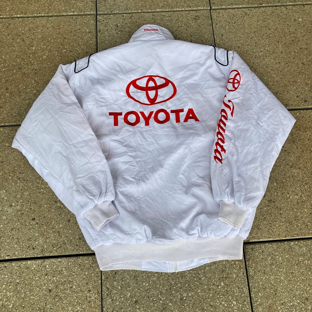 Vintage TOYOTA Jacket / TOYOTA Racing Jacket / Embroided Logos ...