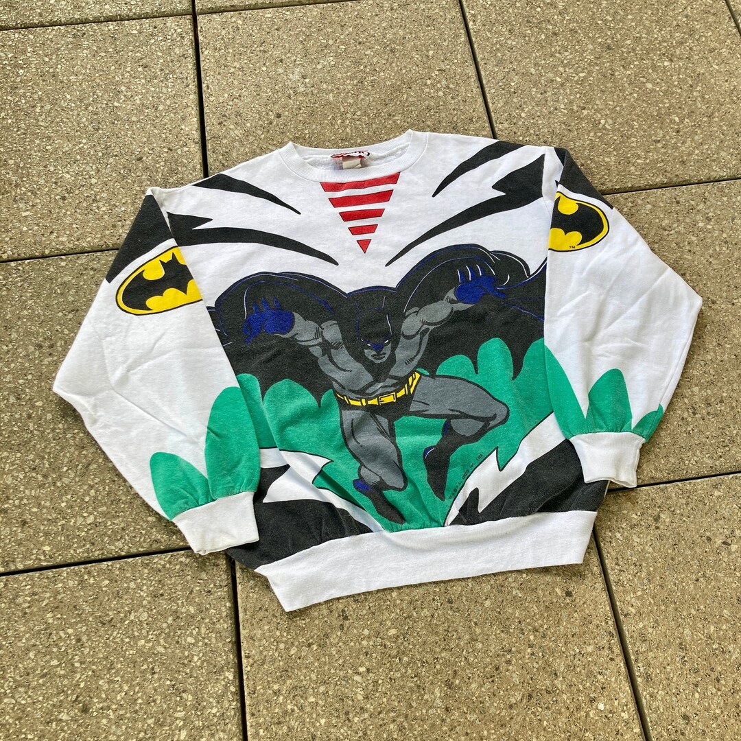 80s Vintage BATMAN Sweater / 1988 DC Comics Collection / BATMAN All ...