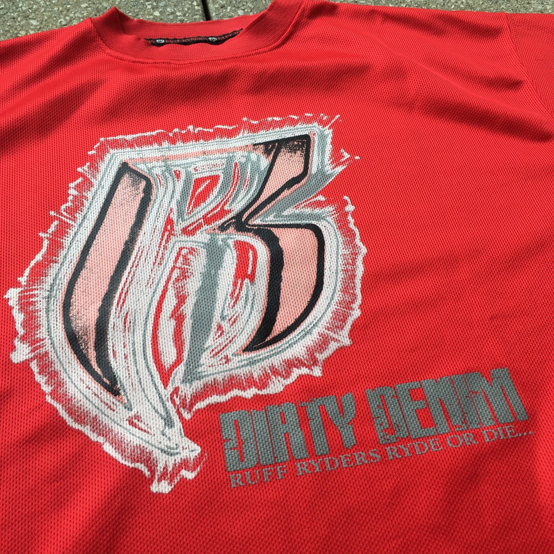 Vintage RUFF RYDERS Jersey / Dirty Denim / 90s Hip Hop Vintage | Etsy