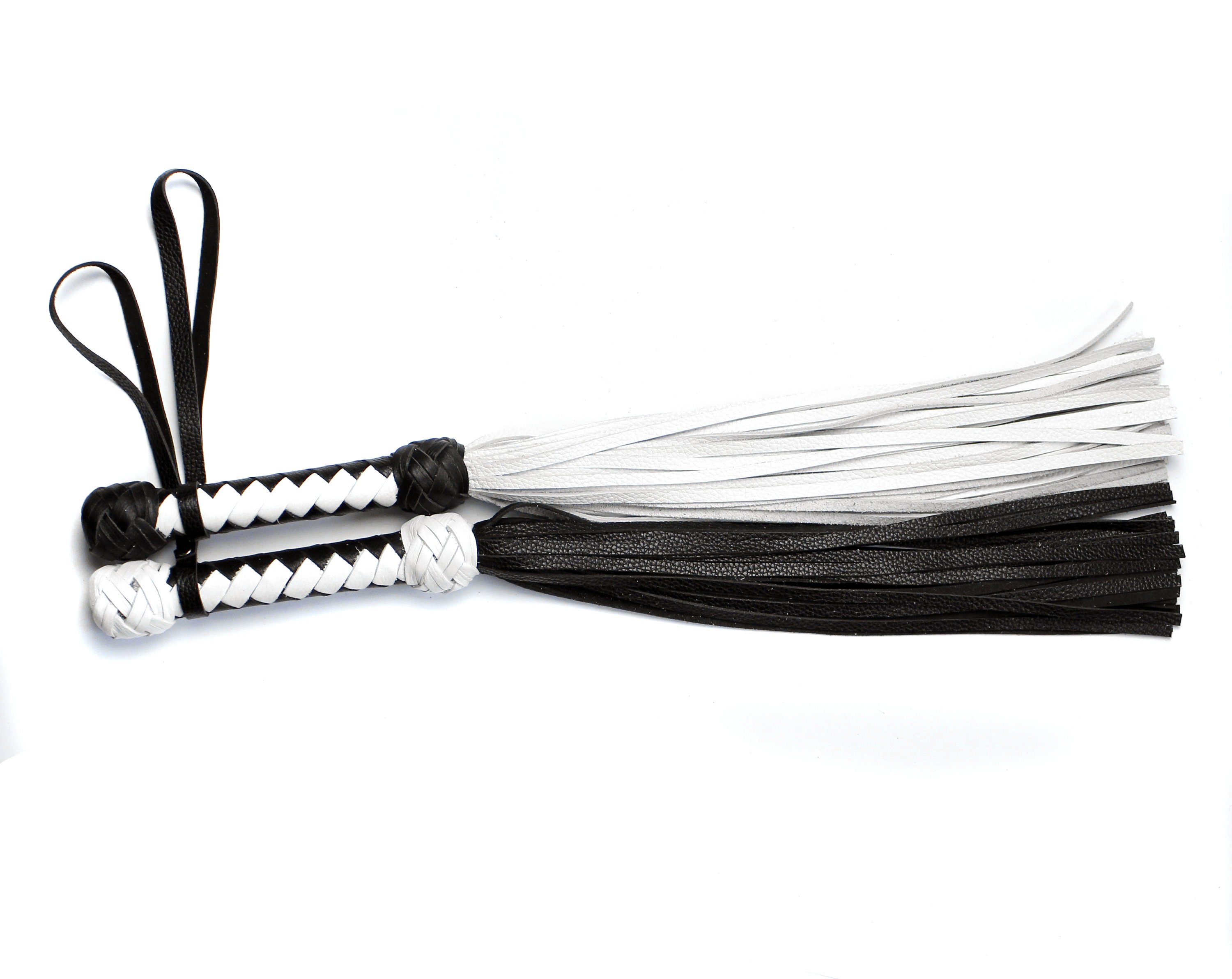Leather Flogger Set: Pair of BDSM Floggers / Leather Flog - Etsy