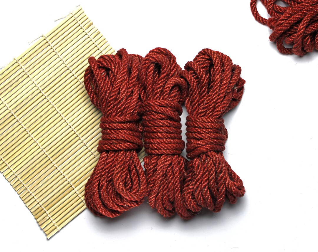 3 Jute Bondage Rope Set / Jute Rope for Shibari / Beautiful Shibari ...