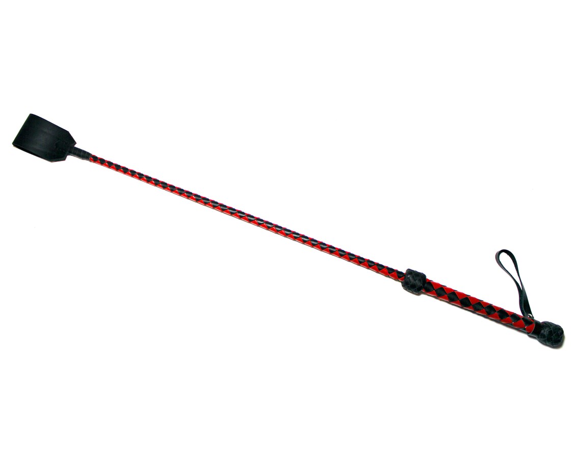 Leather Riding Crop Bdsm Impact Play Spanking Device Sex Toy Etsy
