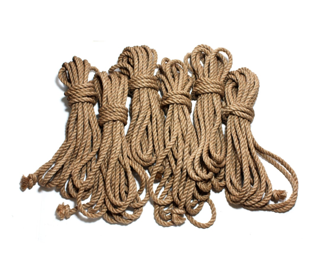 Jute Bondage Rope / Shibari Rope / BDSM Rope / Natural Jute Rope - Etsy