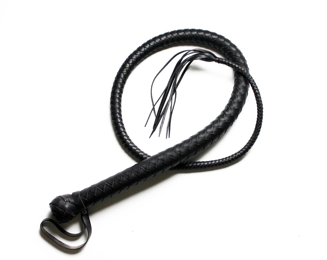 Single Tail Whip With Tassel Leather Whip For Bdsm Etsy
