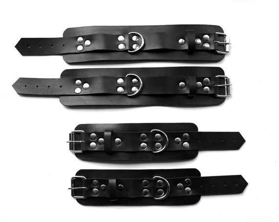 Set polsini in pelle: Manette Bondage Polsini BDSM - Etsy Italia