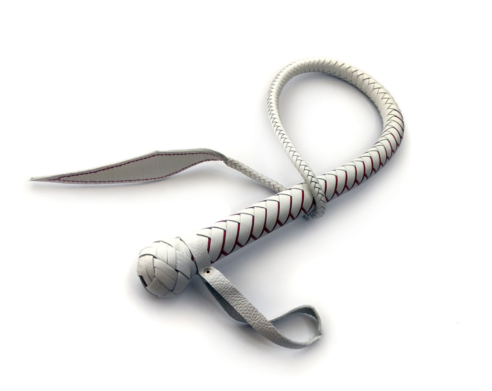 Single Tail Whip With Wedge Stinger and Decorative Weaving - Etsy