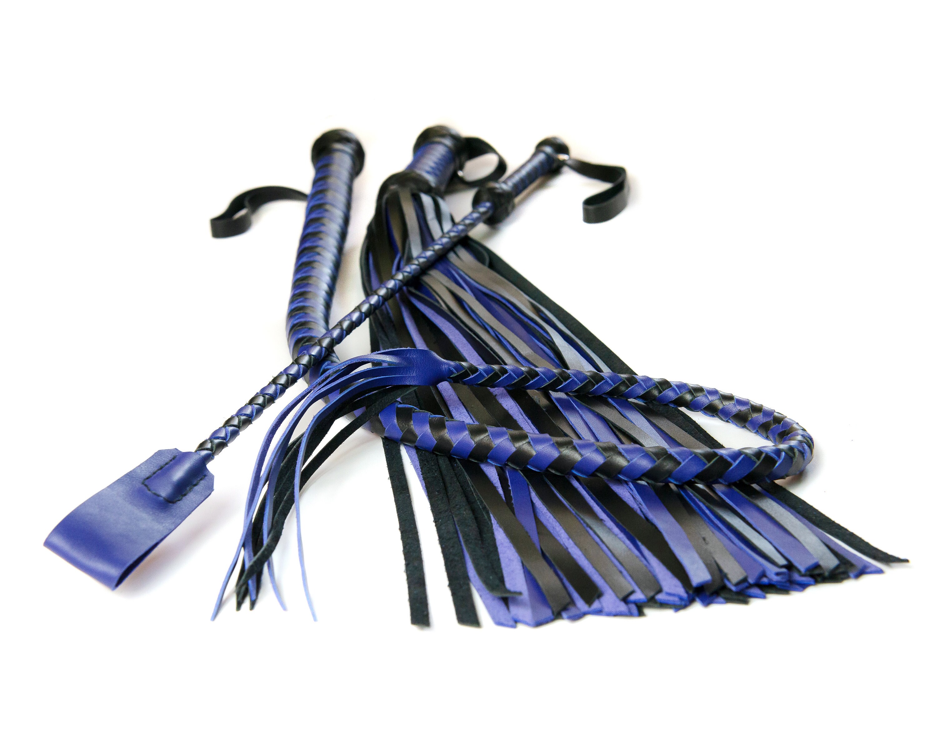 BDSM Set for Impact Play: BDSM Leather Flogger, Riding Crop, Single ...