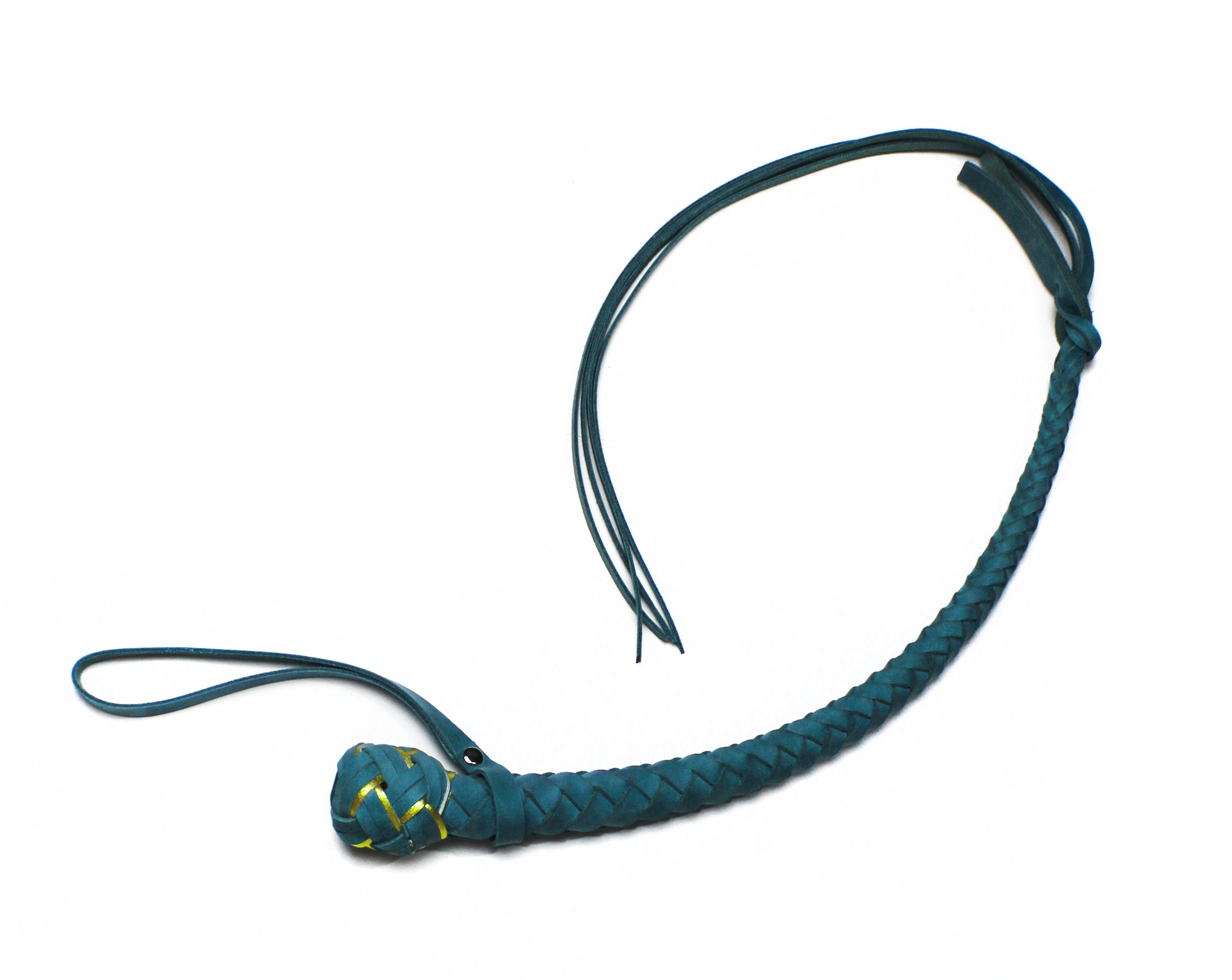 Aquamarine Dog Whip / Sicone Core Whip / Snake Whip / BDSM - Etsy