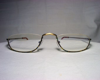 Half rim glasses | Etsy