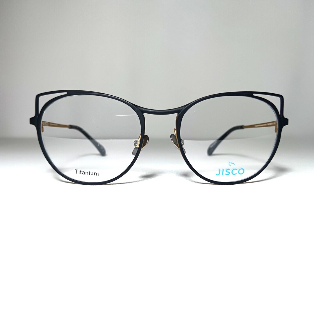 Jisco Titanium Cat Eye Eyeglasses, New Old Stock - Etsy