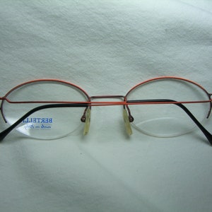 Bertelli, Eyeglasses, Titanium, Half Rim, Frames, Round, Oval, Men's ...