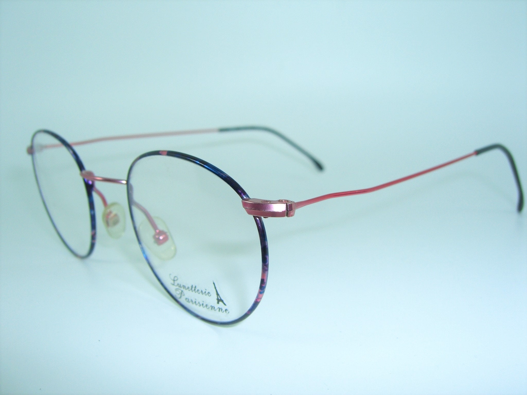 Panto Eyeglasses Titanium Oval Round Frames NOS Ultra | Etsy