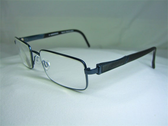 Rodenstock, eyeglasses, Titanium, leather, square, ov… - Gem