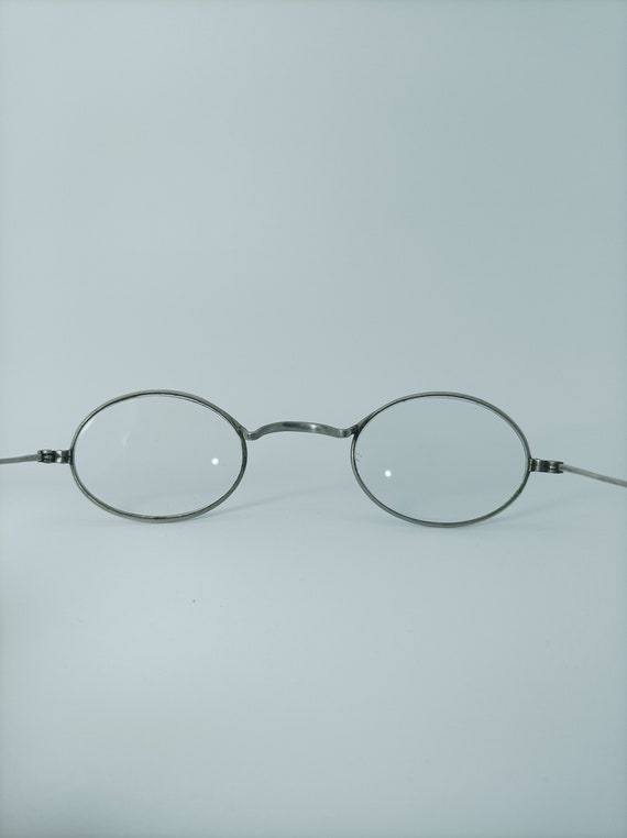 Antique eyeglasses, frames, oval, Victorian era, hype… - Gem