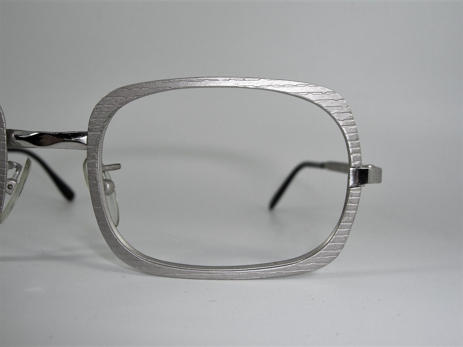 Luxury Eyeglasses Platinum Plated Titanium Alloy Square - Etsy