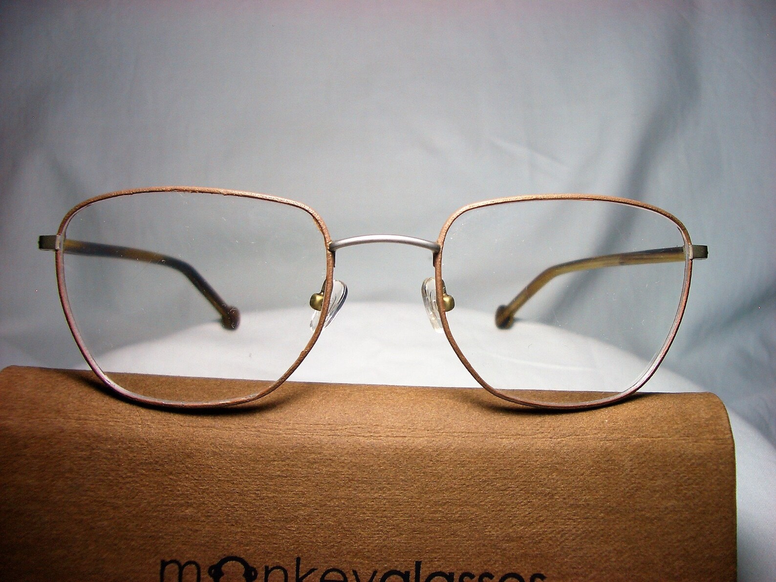 Monkeyglasses Titanium Square Oval Eyeglasses Frames | Etsy