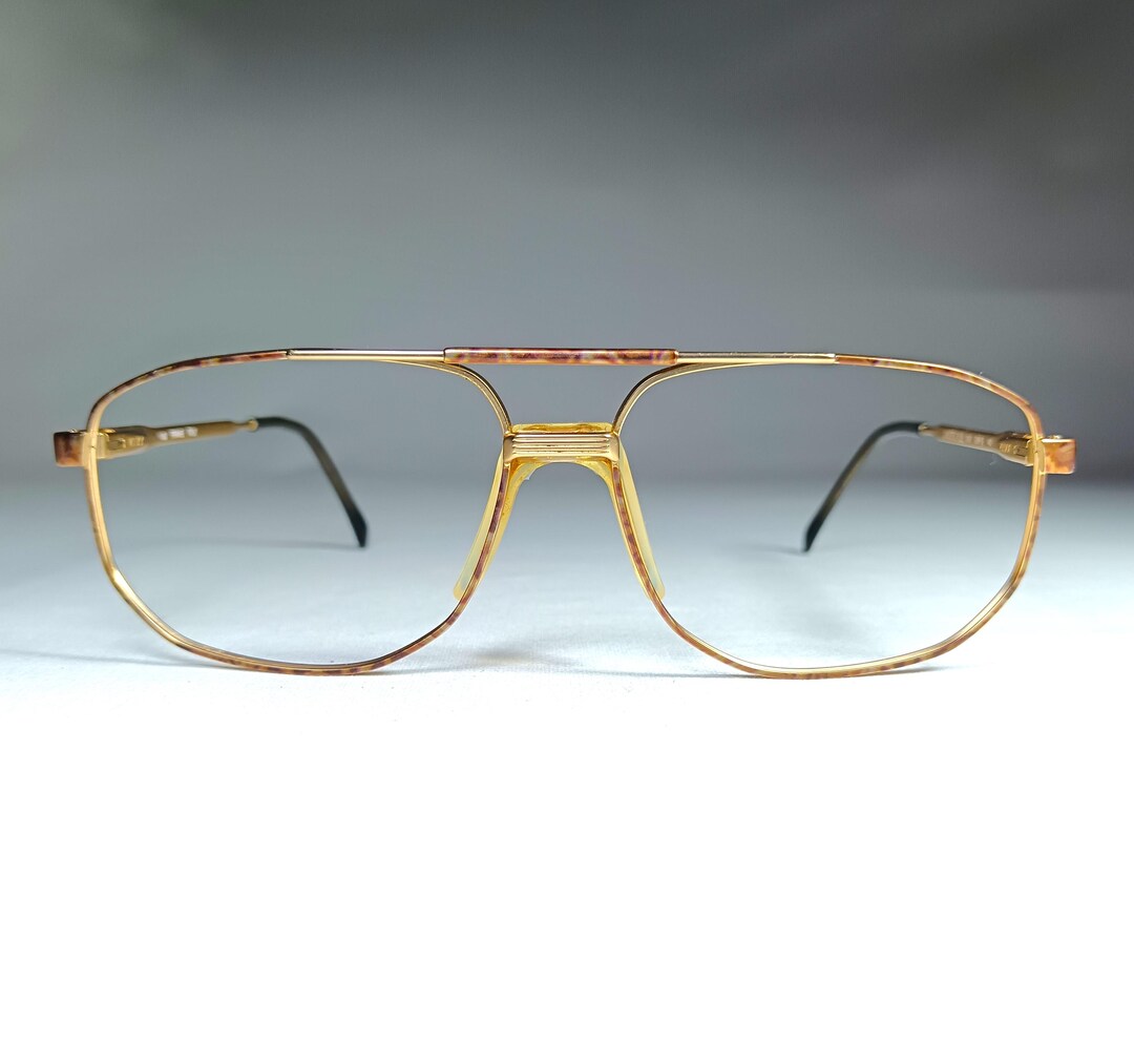 Eyeglasses, Gold Plated, Aviator, Pilot, Luxottica, Frames, Hyper ...