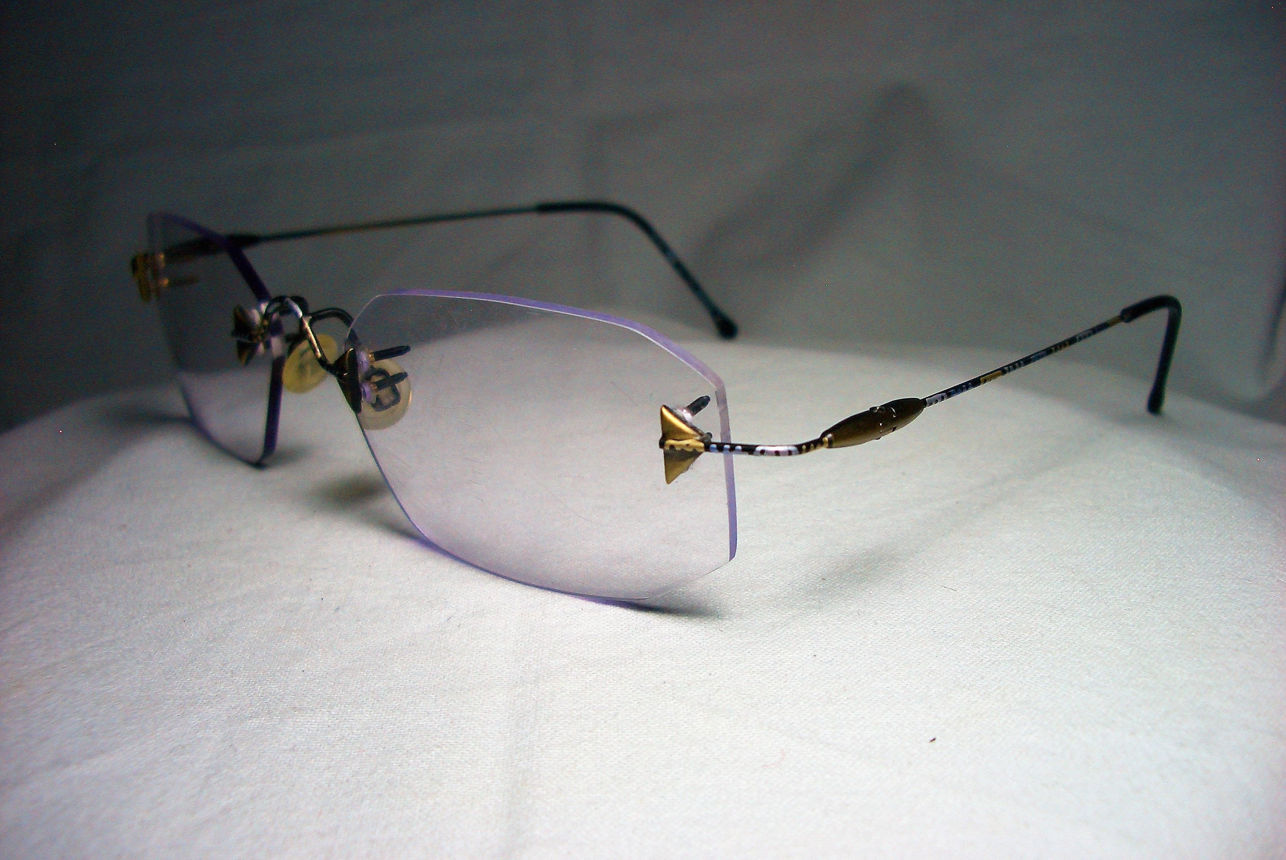 Puma Eyeglasses Titanium Rimless Hexagonal Square Oval - Etsy