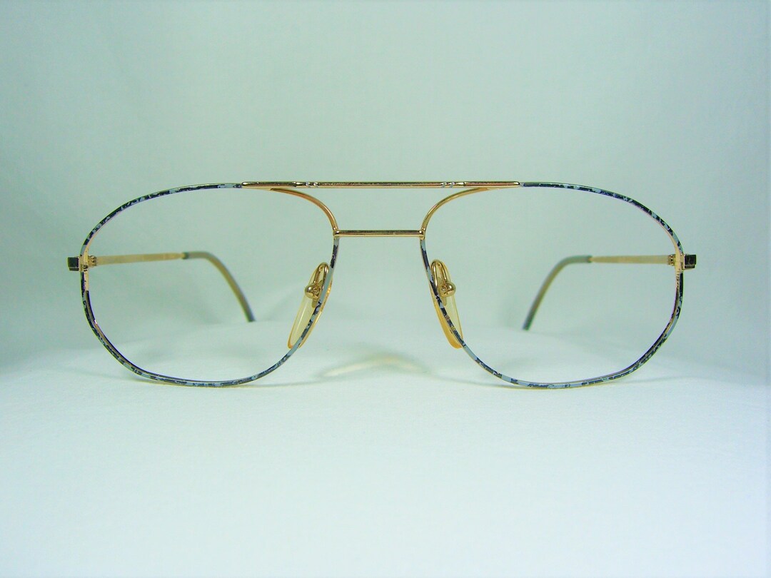 Eyeglasses, Gold Plated, Aviator, Pilot, Prestige, Luxury Frames, Hyper ...