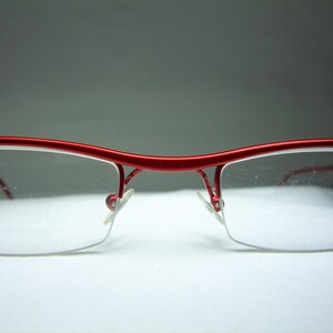 Zenka Eyeglasses Titanium Alloy Half Rim Square Oval | Etsy