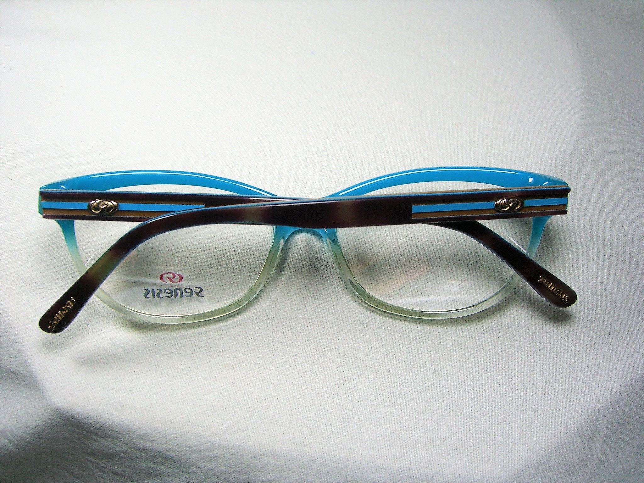 Genesis eyeglasses frames Wayfarer Cat Eye oval NOS | Etsy