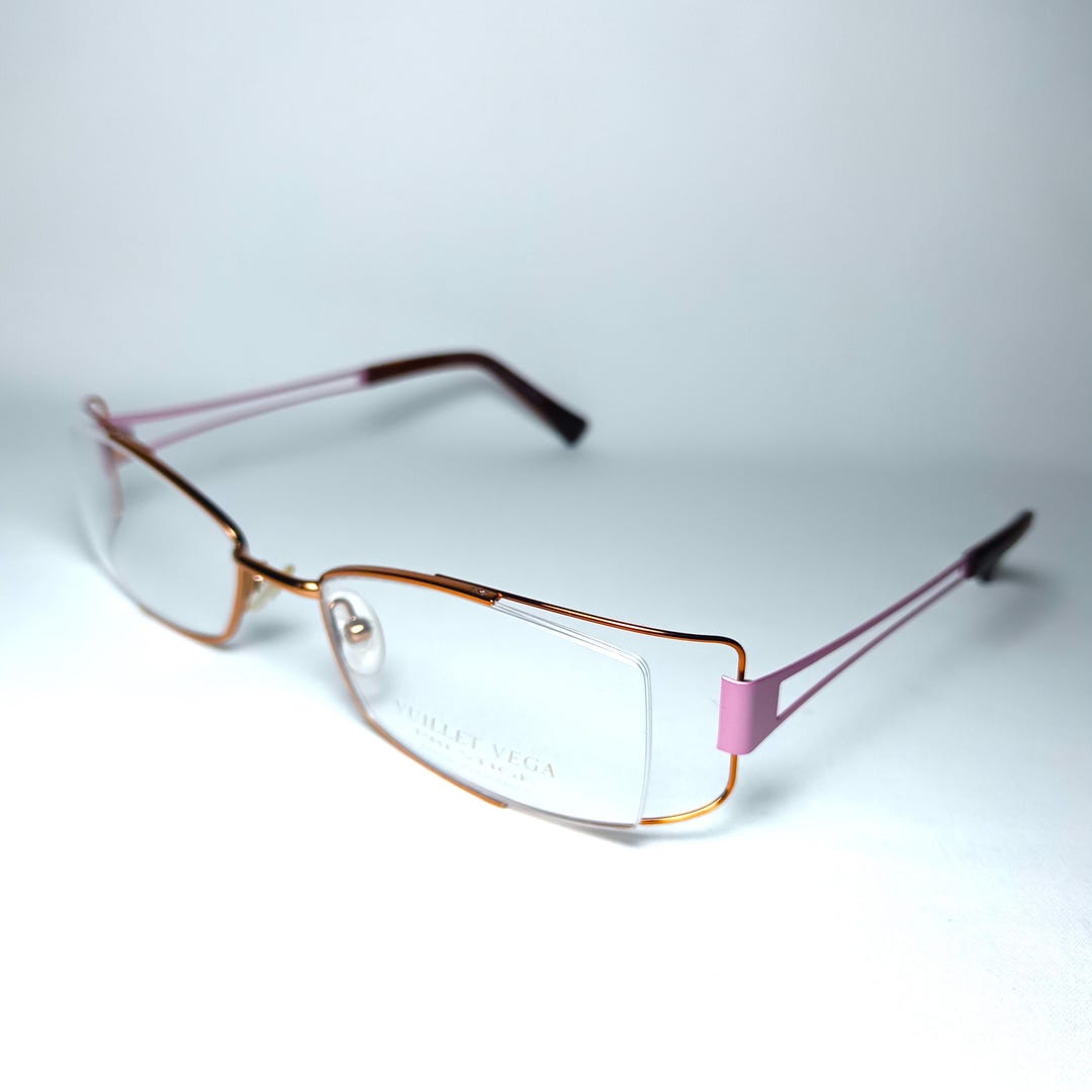 Vuillet Vega Gold Filled Titanium Eyeglasses, Half Rim, New Old Stock ...
